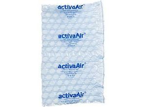 4260670150139 - ActivaTec BASIC‑RC 7 Luftpolstermatte – 400×330 mm 450 m Rolle blau Versandpolster mit Recyclinganteil