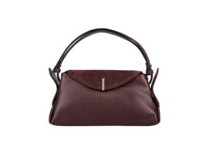 8721313198612 - Henkeltasche DOLCE VITA Taschen Leder Synthetik Damen Gr onesize burgundy Leder Lederimitat Taschen