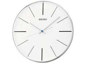 4517228827303 - Wanduhr SEIKO silber (silberfarben) Wanduhren Ø 295cm Quarzuhr Wohnzimmer Esszimmer Arbeitszimmer Küche