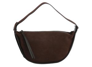 4059184156160 - Hobo Aami Damen Gr B H T 34cm x 19cm x 8cm dunkelbraun Veloursleder MARC OPOLO ACCESSORIES Taschen