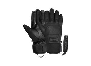 4060485602416 - Skihandschuhe REUSCH Legacy R-TEX XT Damen Gr 10 schwarz 50% Polyester 50% Rindsleder mehrfarbig Handschuhe mit wasserdichter atmungsaktiver Funktion