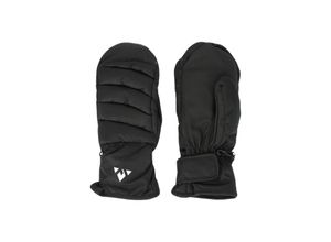 5715571572515 - Fäustlinge Xander Damen Gr 7 schwarz 100% Polyester kariert unifarben Handschuhe mit wind -und wasserdichter Funktionsmembran