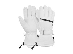 4060485530641 - Skihandschuhe REUSCH Kaitlyn R-TEX XT Damen Gr 75 weiß 50% Polyester Handschuhe mit wasserdichter und atmungsaktiver Funktion