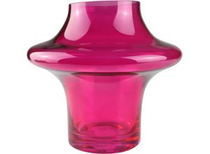 4056422204898 - Dekovase AM DESIGN Klassische runde Vase aus pinkfarbenem Glas pink B20cm H20cm Glas Vasen stilvolles Accessoire für Ihre Blumen