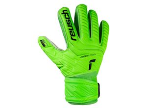 4060485649855 - Torwarthandschuhe REUSCH Attrakt Grip Finger Junior Kinder Gr 45 grün 30% Polyester 25% Elastodien 9% Polypropylen 6% Elasthan Handschuhe