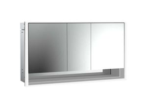 4018445147224 - Emco Loft Unterputz-Lichtspiegelschrank 979805223 1600x733mm mit Unterfach LED 3-türig aluminium Spiegel