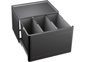 4020684524568 - BLANCO Mülltrennsystem Botton Pro 60 3 Mülleimer Gr B H T 40 cm x 35 cm x 53 cm 39 l schwarz Mülltrennsysteme