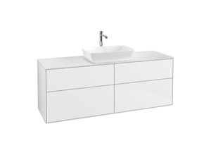 4062373423530 - Villeroy und Boch Finion Waschtischunterschrank G85100GF 160x603cm Emotion Abdeckplatte white matt Glossy white lacquer