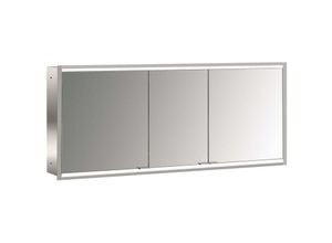4018445141840 - Emco prime Unterputz-Lichtspiegelschrank 949706258 1600x730mm 3-türig aluminium spiegel