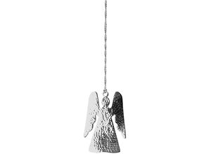 4042911511455 - Baumbehang FINK SOFIA Weihnachtsdeko Christbaumschmuck silber (silberfarben) B7cm H11cm T02cm Edelstahl Dekohänger outdoorgeeignet