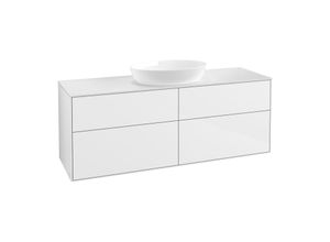 4062373515938 - Villeroy und Boch Finion Waschtischunterschrank GA9100GF 160x603cm Emotion Abdeckplatte white matt Glossy white lacquer