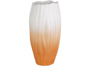 4005169373374 - Tischvase GOEBEL Vase Spirulina orange B155cm H305cm T15cm Porzellan Vasen