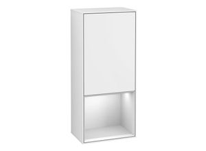 4051202595944 - Villeroy und Boch Finion Seitenschrank G540MTGF 418cm links Emotion Regal unten White Matt Glossy white lacquer