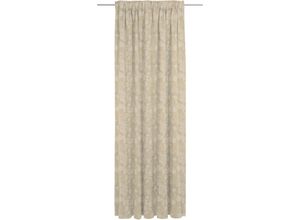4004567305888 - Vorhang ADAM Flower Cuvée Light Gr 1 beige B142cm H145cm Jacquard Baumwolle Gardinen Vorhang Flower Cuvée Light aus 100% Bio-Baumwolle Multiband (1 St)