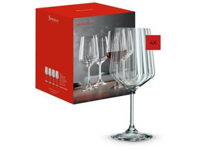 4003322293286 - SPIEGELAU Rotweinglas LifeStyle transparent Kristallglas 4er-Set transparent