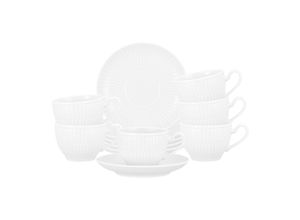 4262487295478 - Espressotassen mit Untertassen Amina 100 ml 6er Set