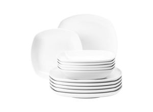 4052212122496 - Tafelservice SELTMANN WEIDEN Geschirr-Set Lido Geschirr-Sets Gr 12 tlg weiß Tafelservice Geschirr Teller Set weiß Made in Germany 12 Teile für 6 Personen