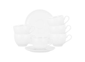4262487295720 - Kaffeetassen mit Untertassen Amina 250 ml 6er Set