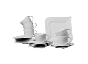 4006344580334 - Kaffeeservice RITZENHOFF & BREKER Geschirr-Set Service Melodie Geschirr-Sets Gr 18 tlg weiß Geschirr-Sets für 6 Personen 18 Teile
