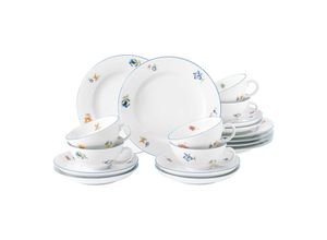 4052212116617 - Teeservice SELTMANN WEIDEN Geschirr-Set Sonate Geschirr-Sets Gr 18 tlg weiß Teeservice romantische Formensprache Made in Germany 18 Teile für 6 Personen