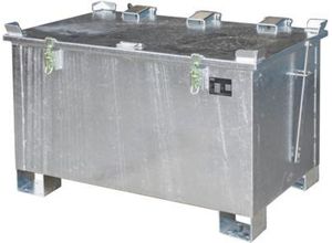 4052462062894 - eurokraft pro Akku-Lagerbehälter für Lithium-Ionen-Batterien -Akkus Volumen 220 l LxBxH 800 x 1200 x 750 mm ab 2 Stk