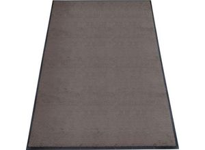 4260698253249 - Schmutzfangmatte miltex Eazycare Style eckig antistatisch UV-beständig waschbar High-Twist-Nylon & Niltrilgummi 1200 x 2000 mm graubraun