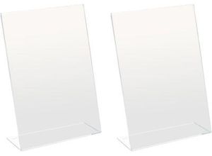 4004360937200 - Tischaufsteller Acryl schräg A4 2 Stück