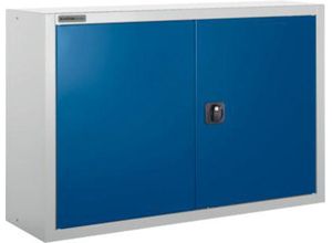 4051273514677 - Select Aufsatzschrank MS 8409i B 950 x T 400 x H 800 mm 1 Boden Stahl weißaluminium RAL 9006 enzianblau RAL 5010