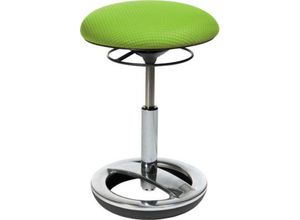 4014296362595 - Fitness-Hocker SITNESS BOB ergonomisches Sitzen Sitzhöhe 440 bis 570 mm apfelgrün Gestell verchromt