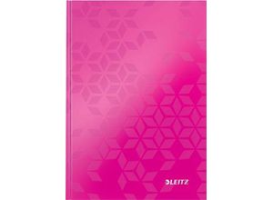 4002432399581 - Notizbuch WOW 4627-10-23 pink metallic A5 liniert 90g 80 Blatt 160 Seiten 4002432399581 Leitz
