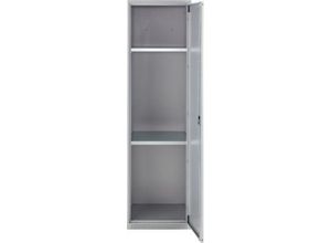 4051273792648 - Genius Reinigungsmittelschrank FS modular individuell erweiterbar 2 Fachböden bis 250 kg B 545 x T 520 x H 1950 mm Stahl weißaluminium weißaluminium