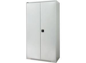 4051273769619 - Genius Schwerlastschrank FS Stahlblech B 1055 x T 520 x H 1950 mm 5 OH lichtgrau bis 1000 kg