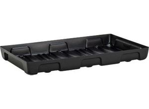 4052886453308 - Auffangwanne für Kleingebinde 10 6 Volumen 33 l für Regalfachmaß 1000 x 600 mm ohne Gitterost mit Zulassung stapelbar Polyethylen schwarz