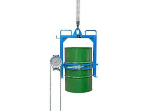 4052462015609 - Fasskipper BAUER FD-SK mit Kette Stahl B 1020 x T 650 x H 1010 mm blau