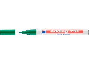 4004764440955 - EDDING Lackmarker 751 1-2 mm grün 10 Stück
