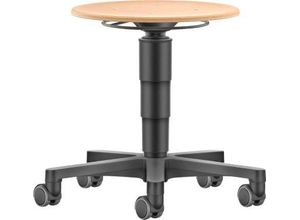 4016849950464 - Allround Hocker Bimos höhenverstellbar Doppelrollen Buche Schichtholz