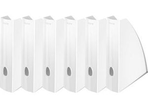 4002432549931 - LEITZ® Stehsammler WOW 5277 Breite 75 mmweiß 6 Stück