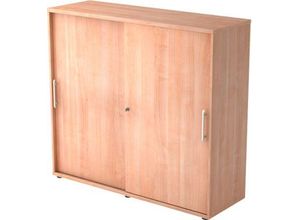 4032062025024 - HAMMERBACHER Schiebetürenschrank V1753S N N RE nussbaum 2 Fachböden 1200 x 400 x 1100 cm