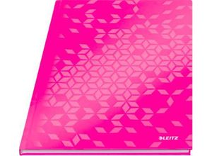 4002432399536 - Notizbuch WOW 4626-10-23 pink metallic A4 kariert 90g 80 Blatt 160 Seiten 4002432399536 Leitz
