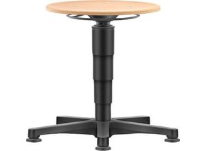 4016849950419 - Allround Hocker Bimos sitzhöhenverstellbar 450-650 mm mit Gleiter Buche-Schichtholz langlebig leicht zu reinigen