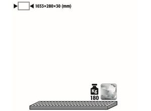 4250101139710 - Gitterrost für asecos Druckgasflaschenschränke Stahl B 1033 x T 280 x H 30 mm bis 180 kg
