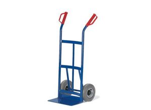 4250448505735 - Rollcart Sackkarre -952- mit Rückwand aus Flachstahl 1050mm hoch Schaufelbreite 400mm Luftbereifung