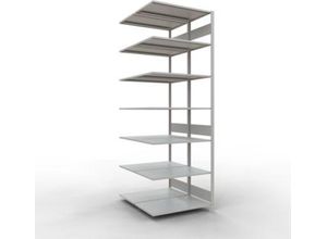 4058255012602 - SCHULTE Lagertechnik - StecksDoppelanbauregal Typ 150 - 3000x1000x2x600 mm 2x7 Böden