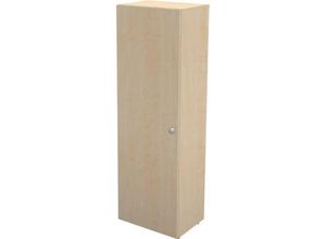 4251898806434 - Genius Flügeltürenschrank TETRIS WALL 5 Ordnerhöhen Türanschlag links B 600 x T 440 x H 1880 mm Ahorn-Dekor