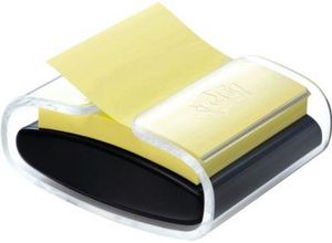 4891203054381 - Post-it Z-Notes Pro Haftnotizenspender mit Super Sticky Z-Notes PEFC zertifiziert Kanariengelb 90 Blatt