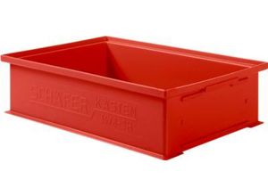 4052939498300 - Stapelkasten SSI Schäfer 14 6-2H Volumen 12 l bis 20 kg mit Griffmulde L 465 x B 314 x H 120 mm Polypropylen rot