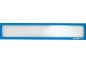4251898802337 - Select Magnetrahmen für Überschriften im A4 Querformat A3 Hochformat UV-beständige PET-Folie blau 4 Stück