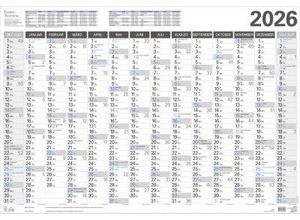9783731885085 - Wandkalender 2026 14 Monate Kalendarium für DE B 970 x H 670 mm Papier weiß
