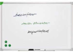4016946224178 - Whiteboard U-Act!Line® Hoch- & Querformat emailliert magnethaftend recycelbar mit Ablageschale B 900 x H 600 mm