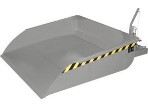 4052462031173 - Staplerschaufel BSI 50 Seilzug-Entriegelung L 1810 × B 1330 × H 710 mm 05 m³ bis 750 kg Stahl lackiert mausgrau